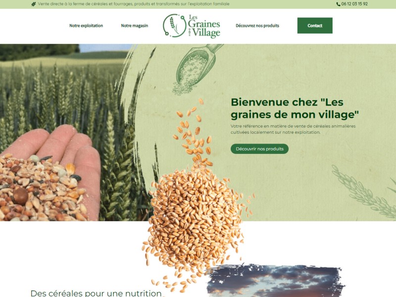 Les Graines de Mon Village - Alimentation animale en Seine-et-Marne